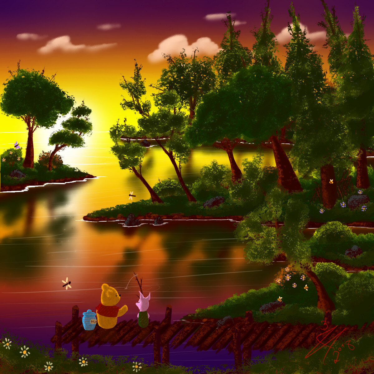 ArtStation - Winnie the Pooh Fan Art