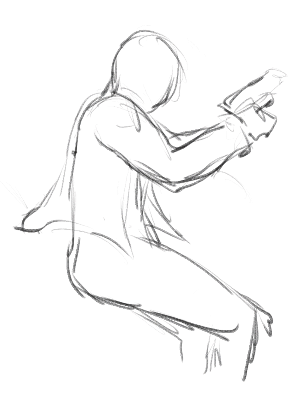 how to draw leon s kennedy step by step