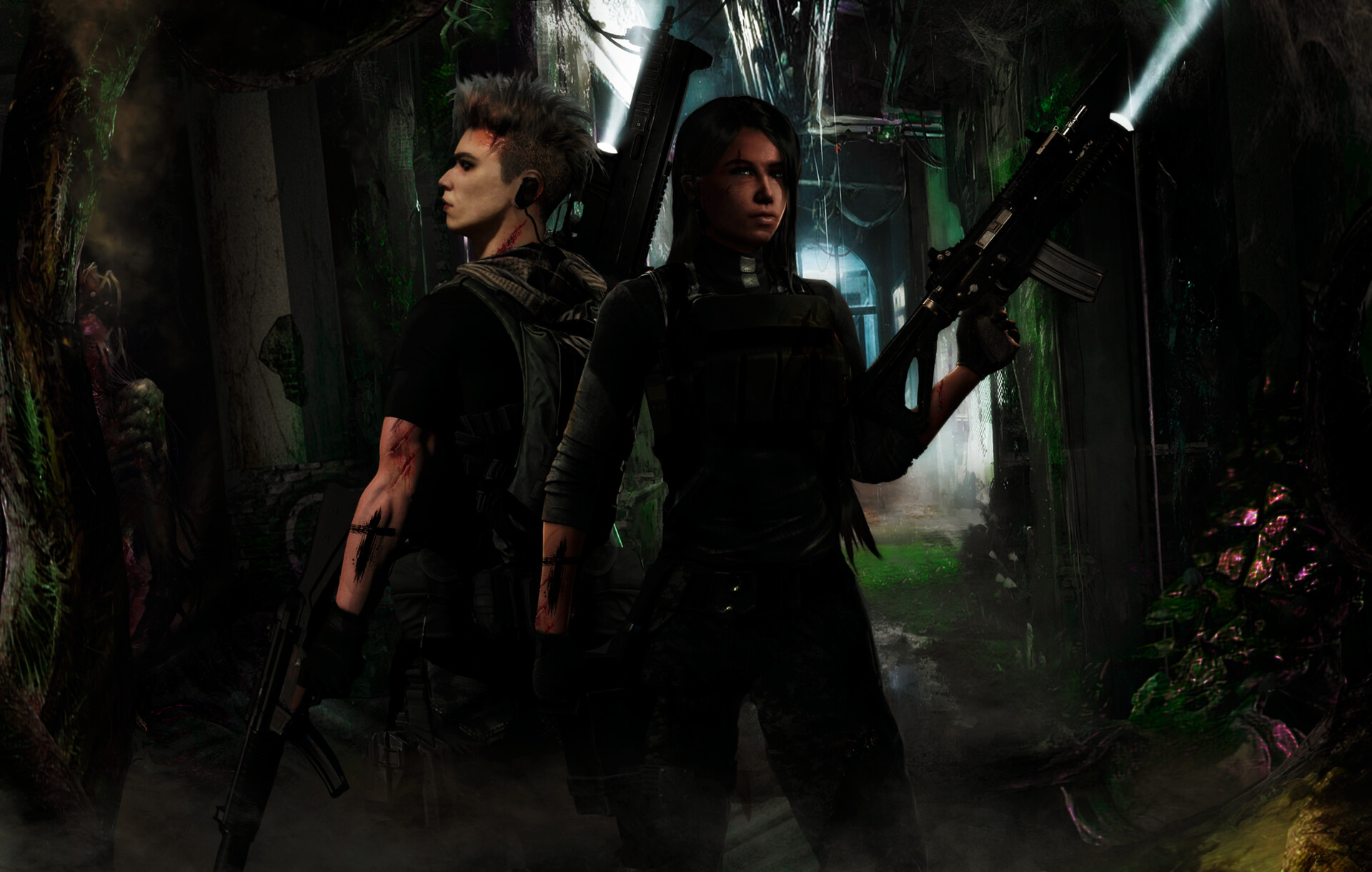 ArtStation - Hunters ( commission work)