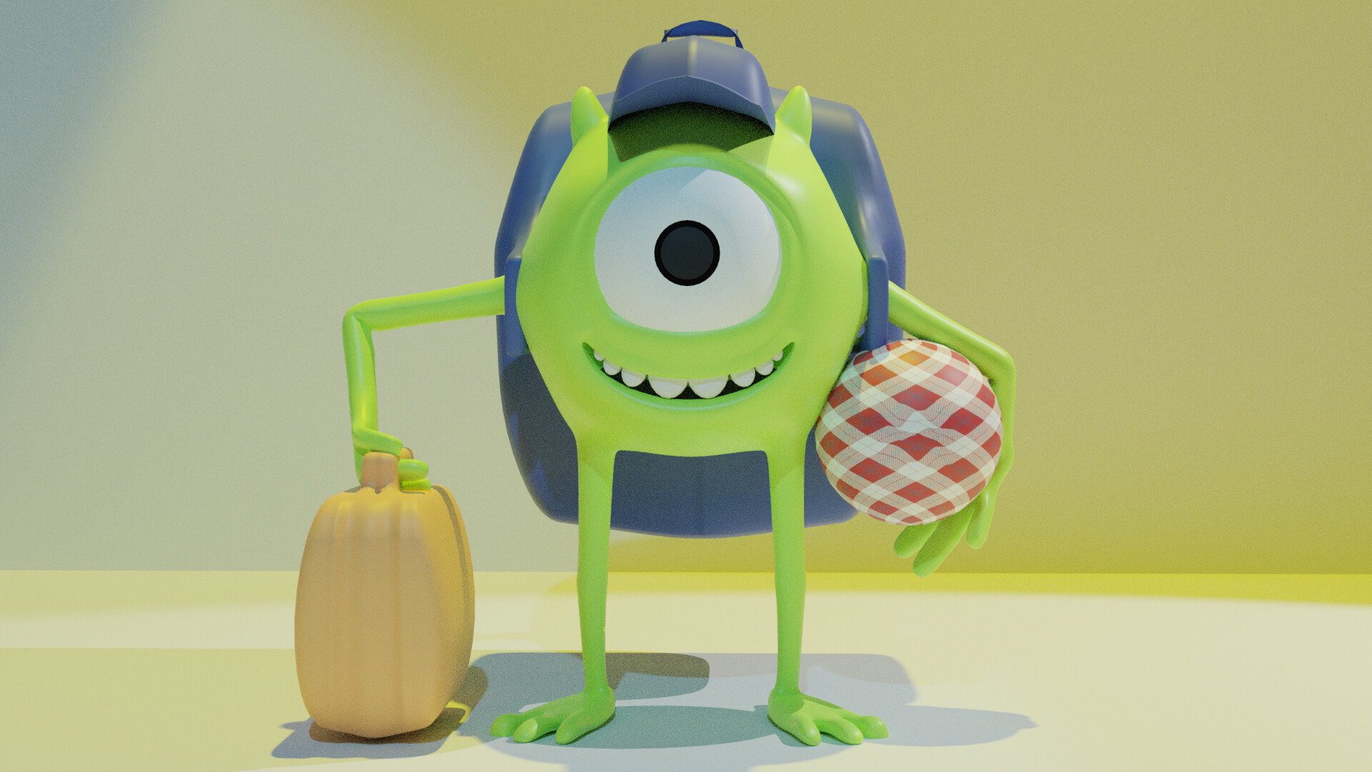 ArtStation - Mike Wazowski 3D