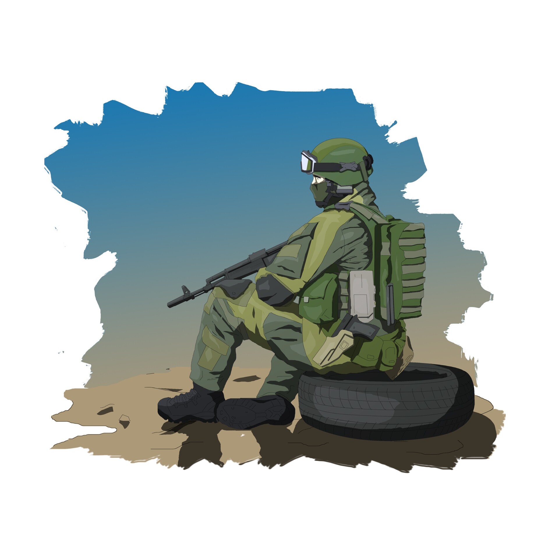 ArtStation - Russian Soldier