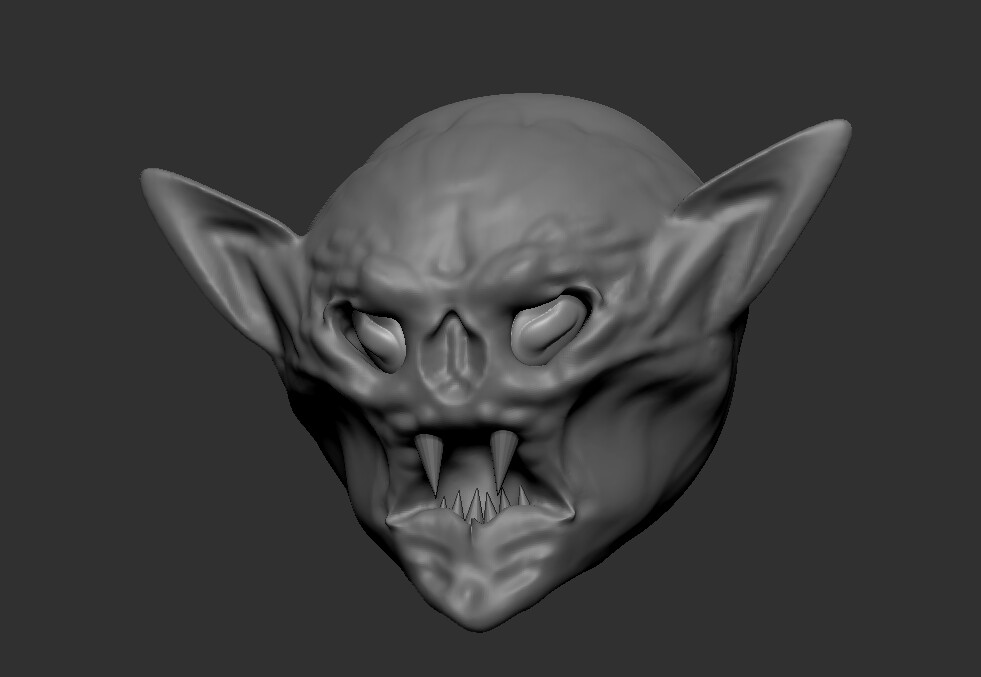 ArtStation - Demon face