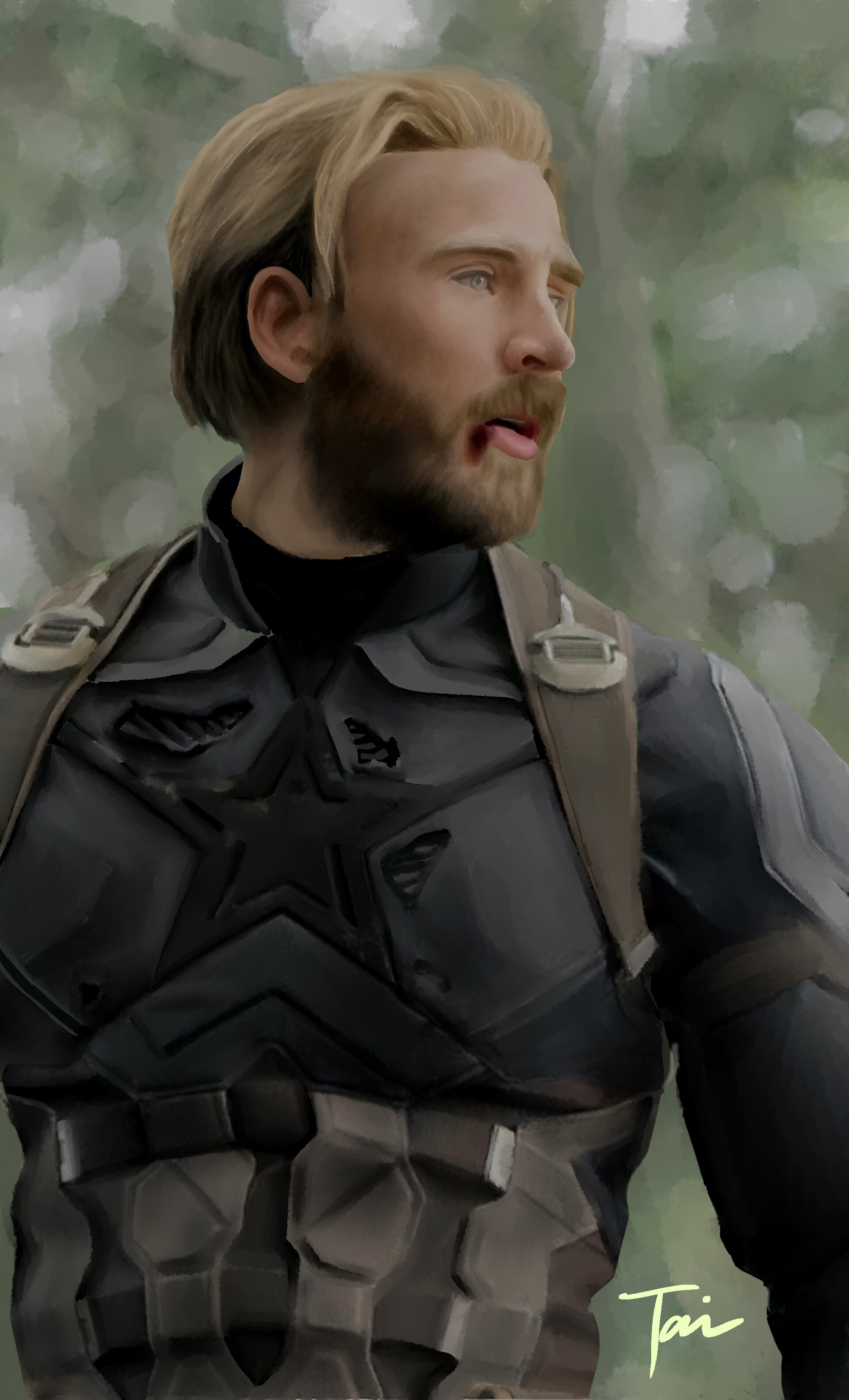 ArtStation - Captain America (Infinity War)