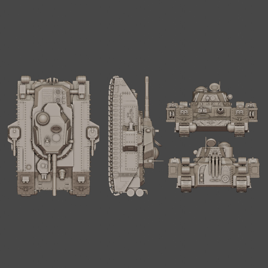 Aidan Harrison - Imperial Guard 'Baneblade' Tank