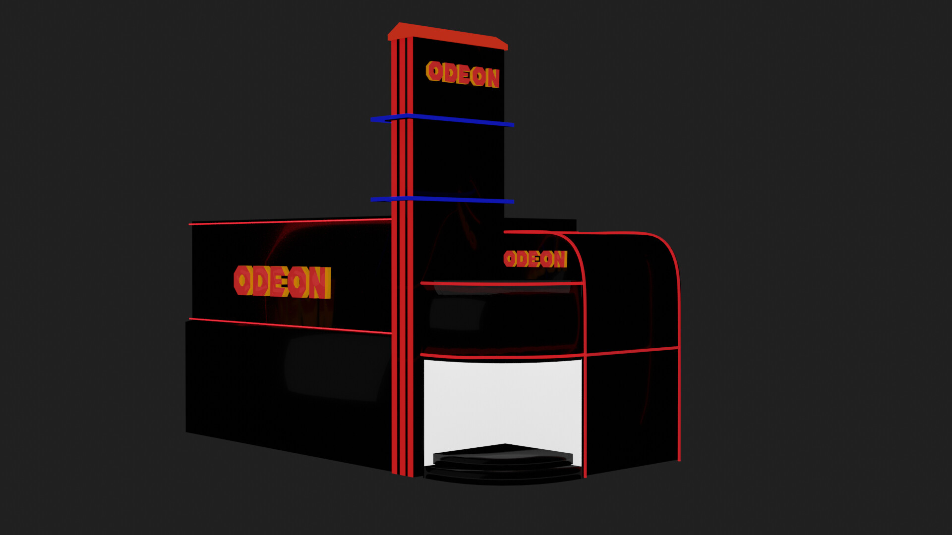 ArtStation - 1980's ODEON Cinema Revamp