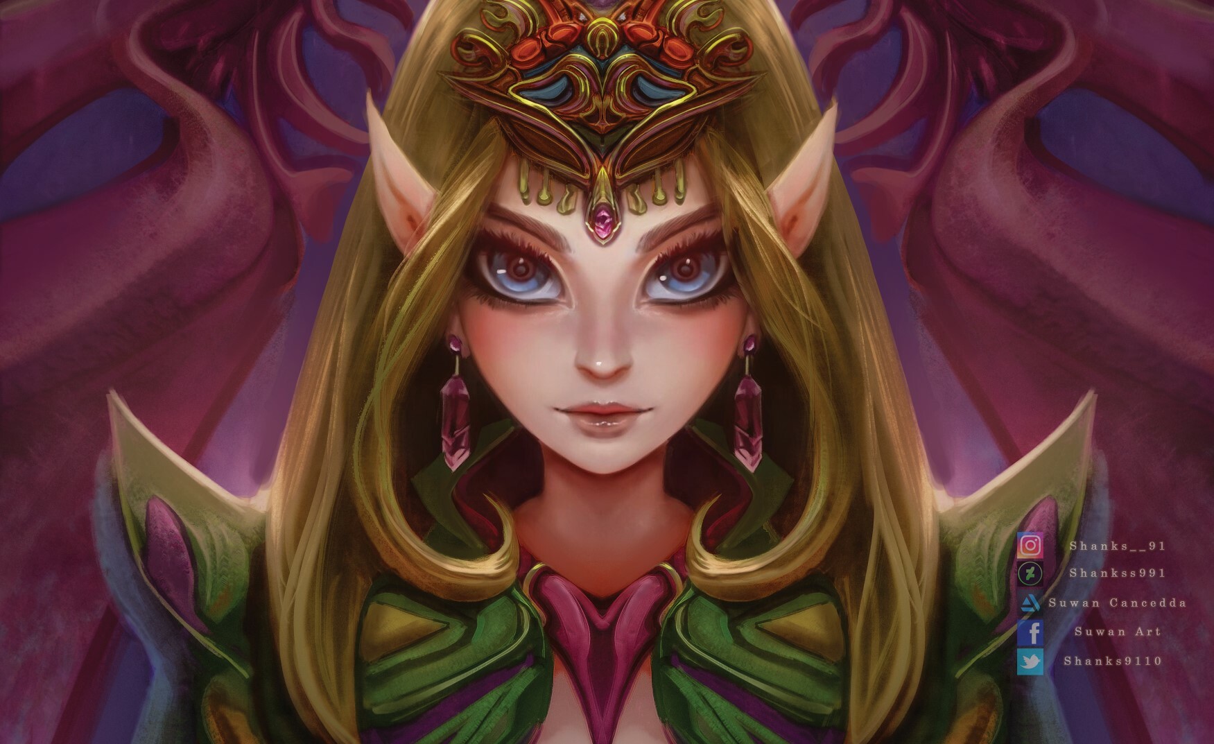 ArtStation - The elf queen