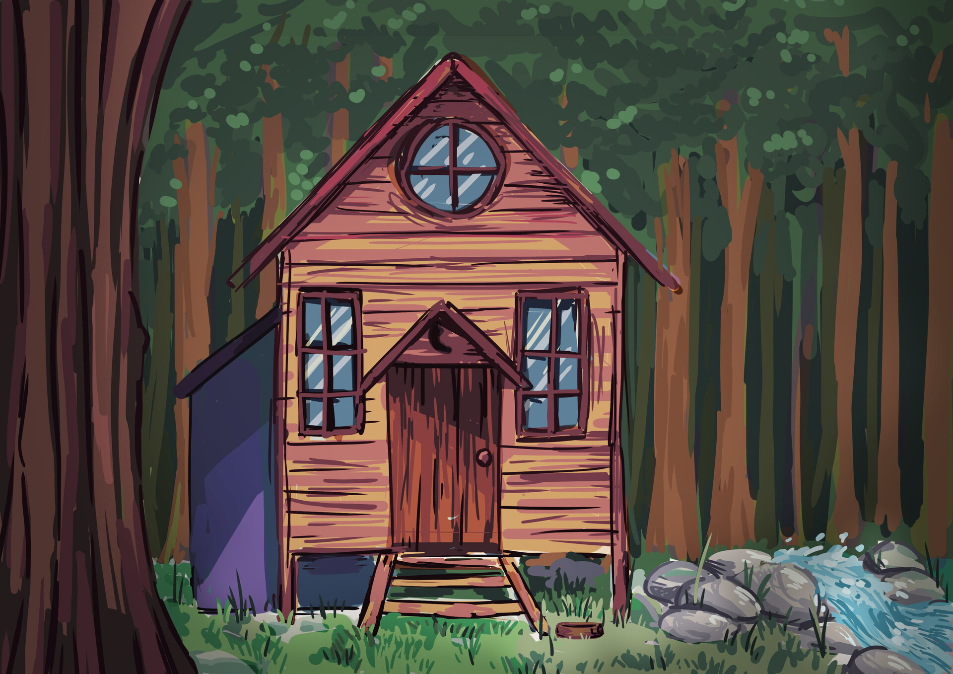 ArtStation - Witch's Abode | Concept Art