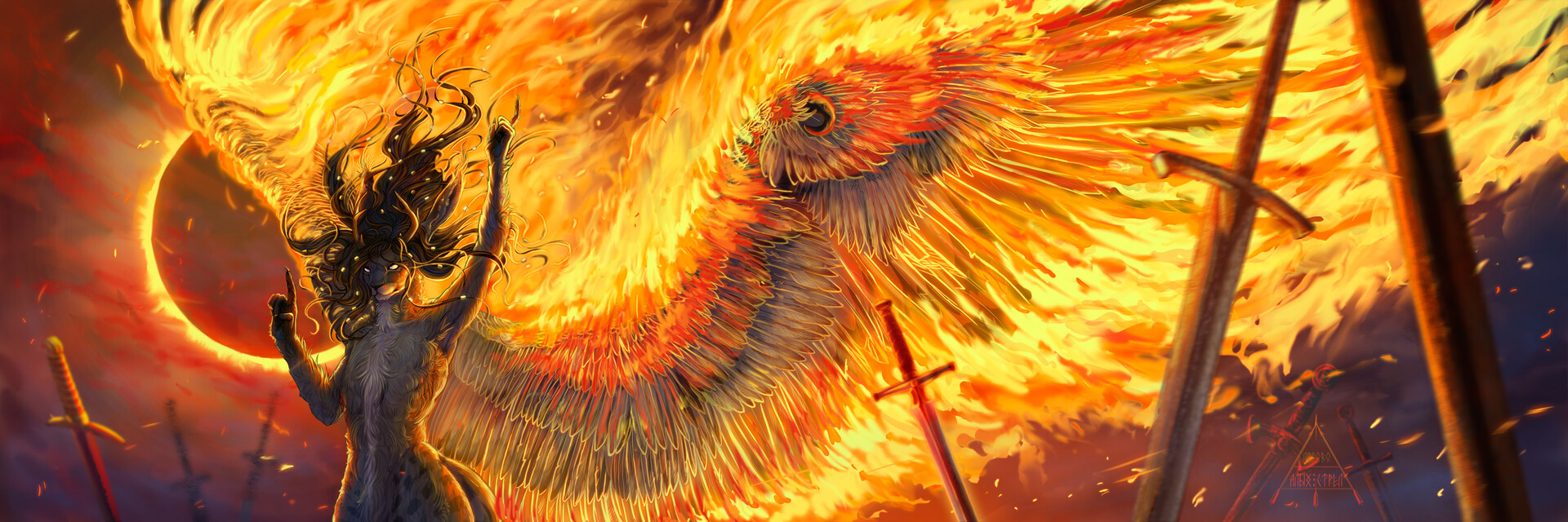 ArtStation - Heavenly fire