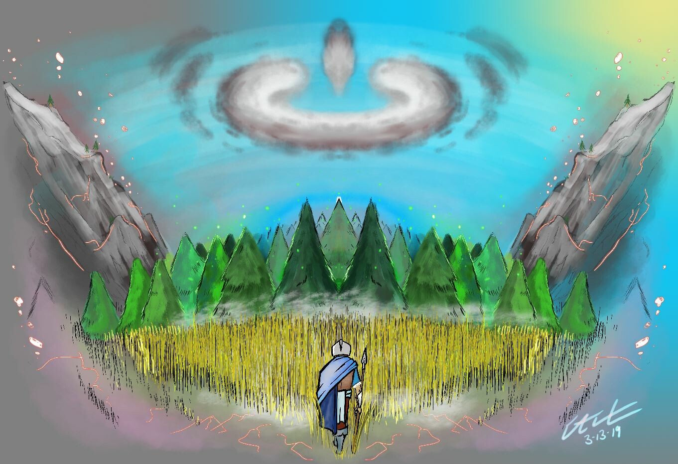 Ethan Bearden - Walk towards the shifting woods