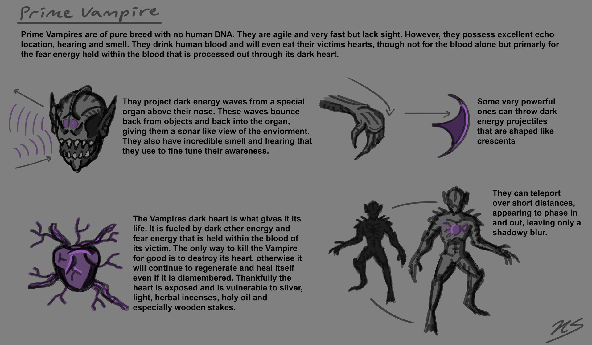 demonic vampire physiology