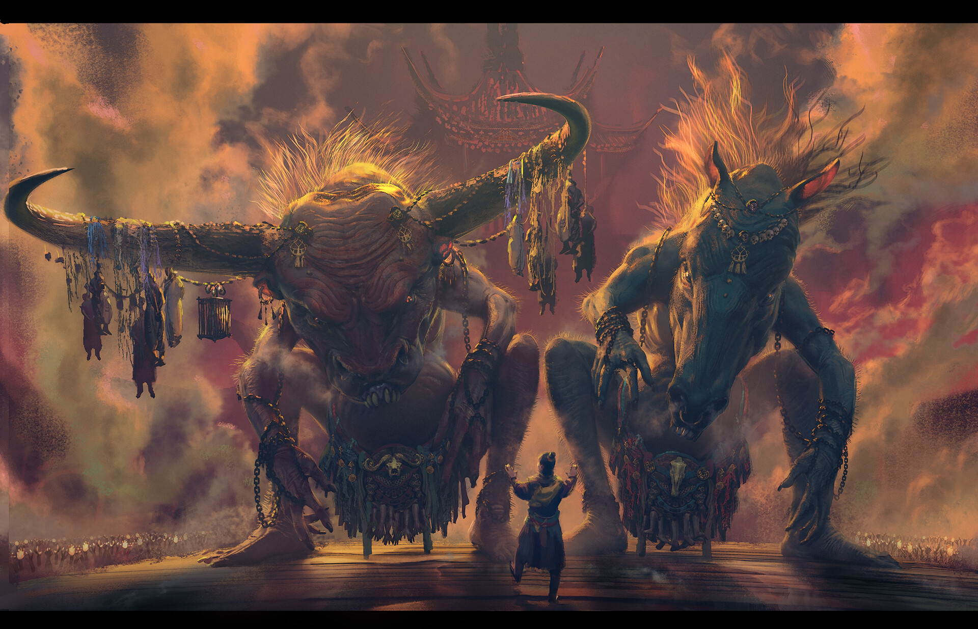 ArtStation - The hell of China ghosts and gods