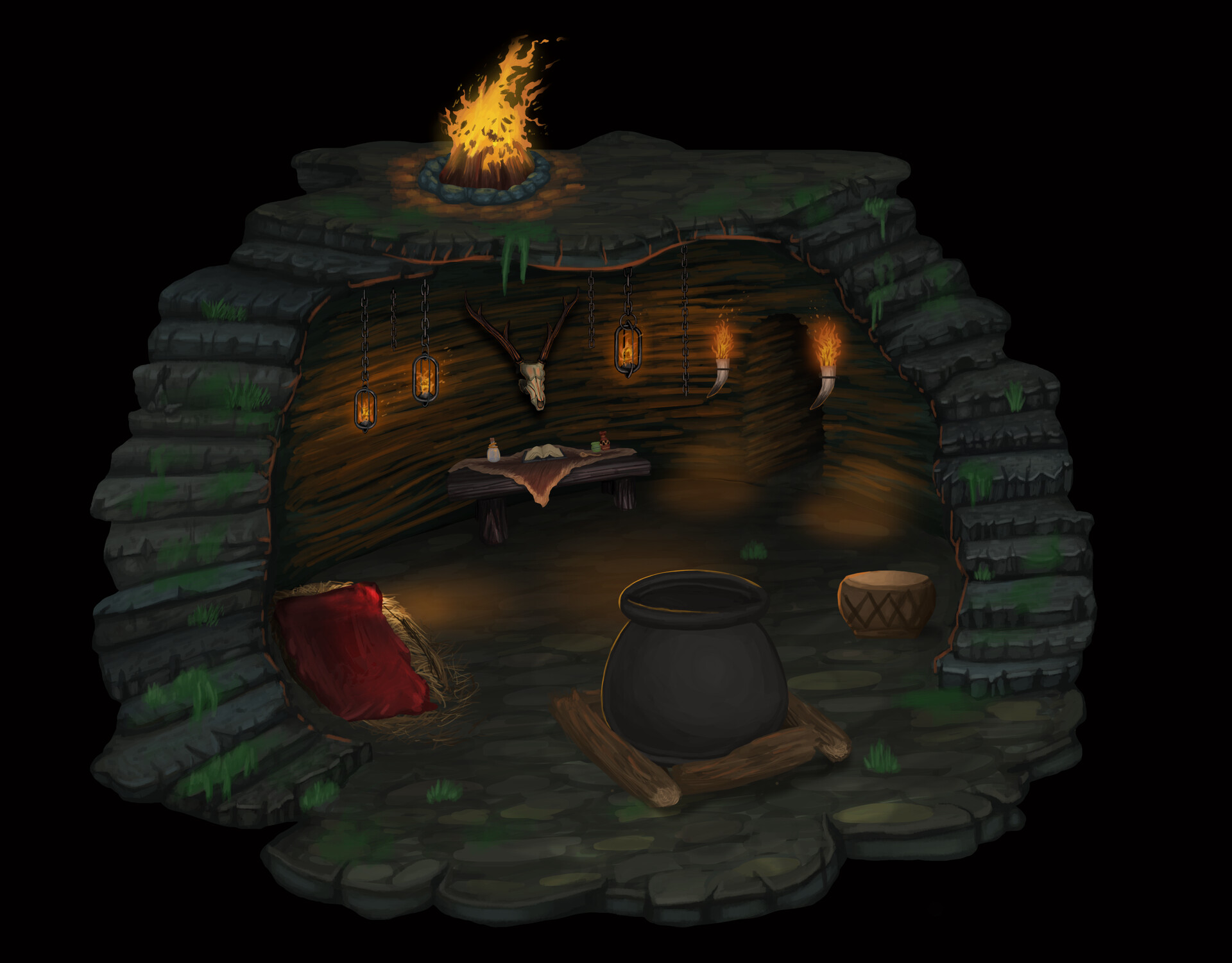 ArtStation - Shaman's Cave