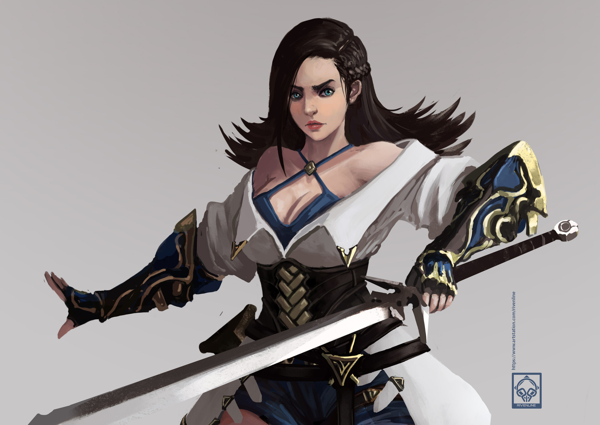 ArtStation - Female Warrior