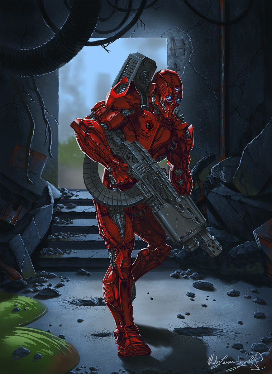 Laurentiu Mates - Cyborg Red