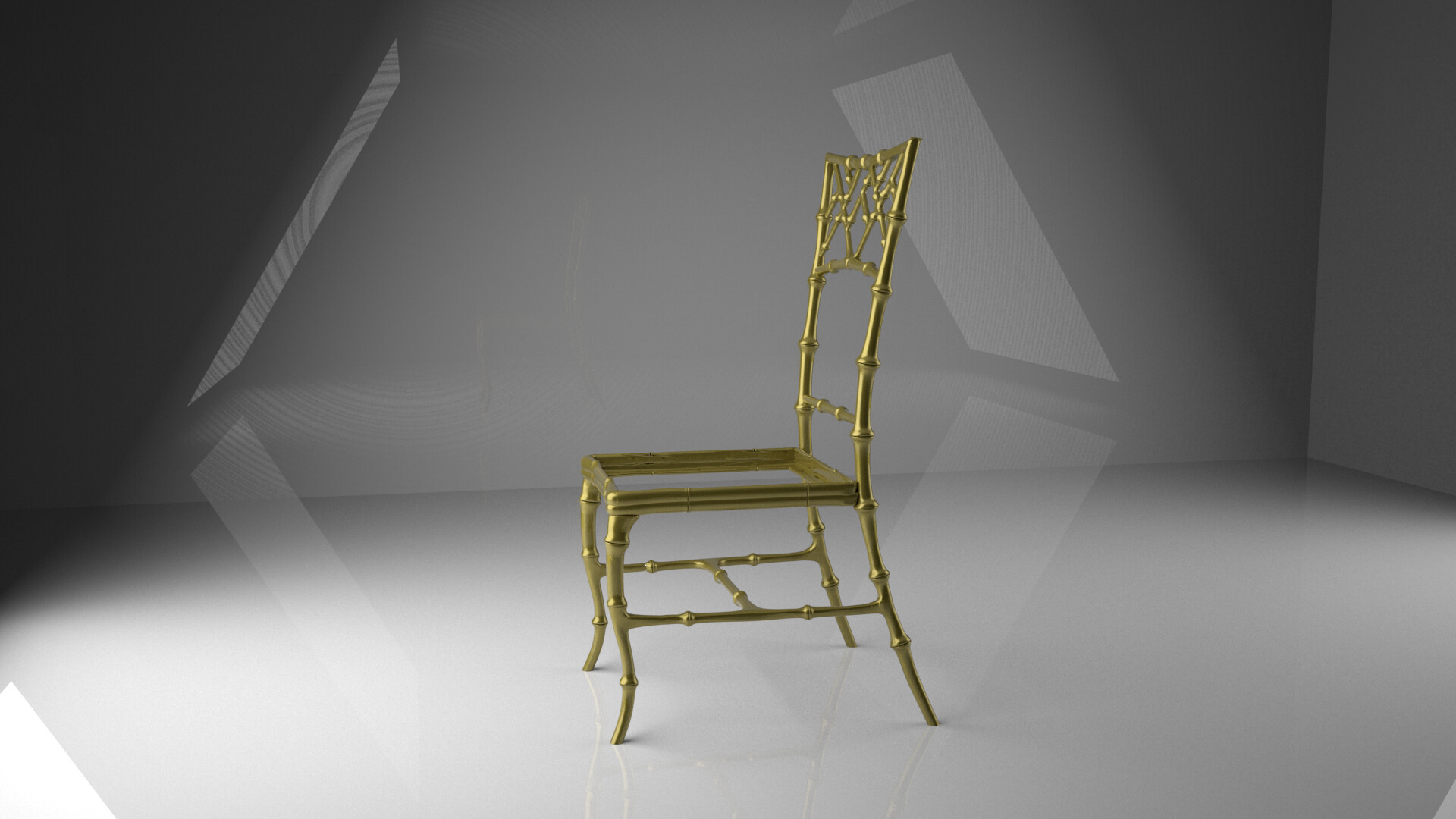ArtStation - Bamboo Chair Gold