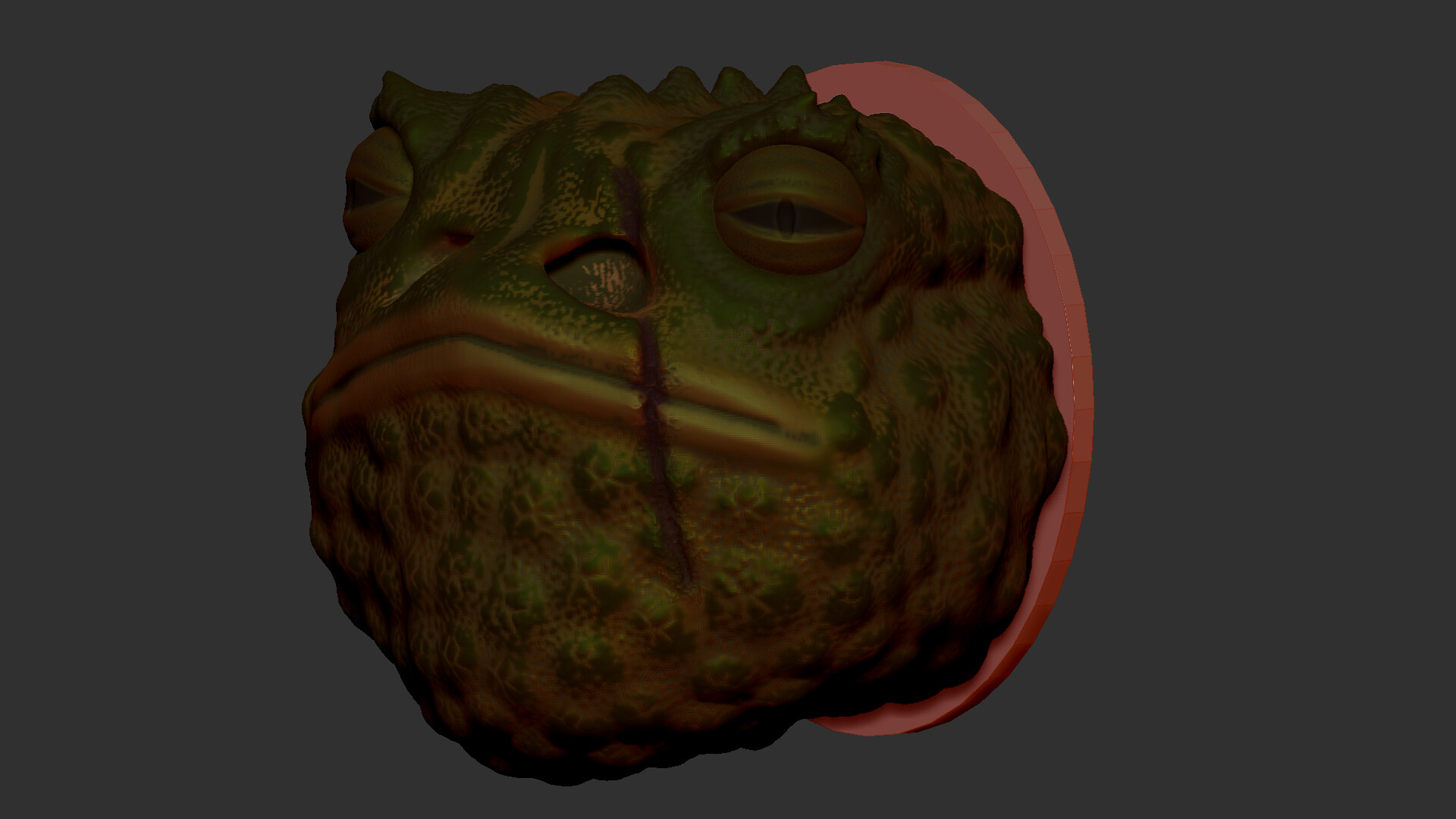 ArtStation - #2 Frog Modeling - ZBrush