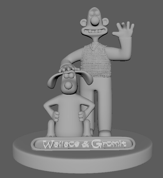 ArtStation - Wallace & Gromit Modeling