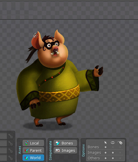 ArtStation - Pig character concept & spine animation