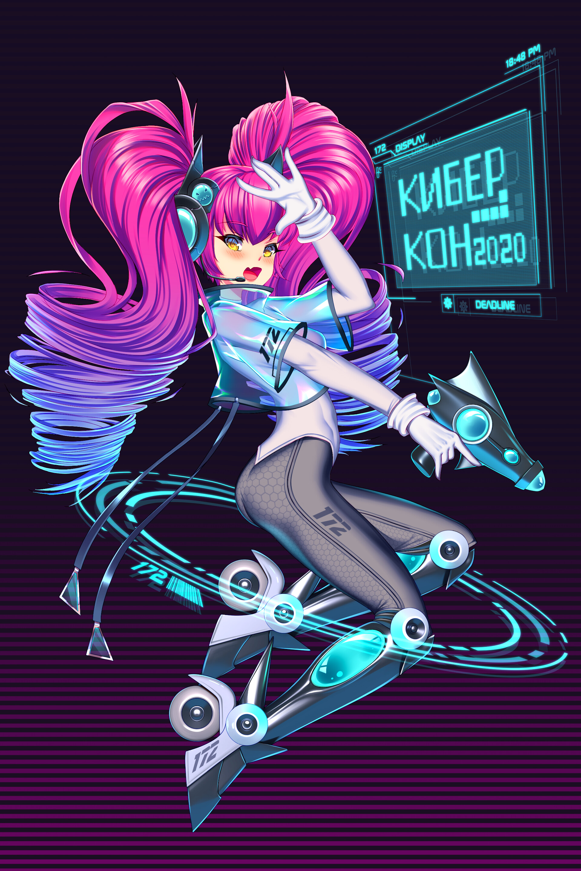 ArtStation - Cybercon 2020 mascot [contest]