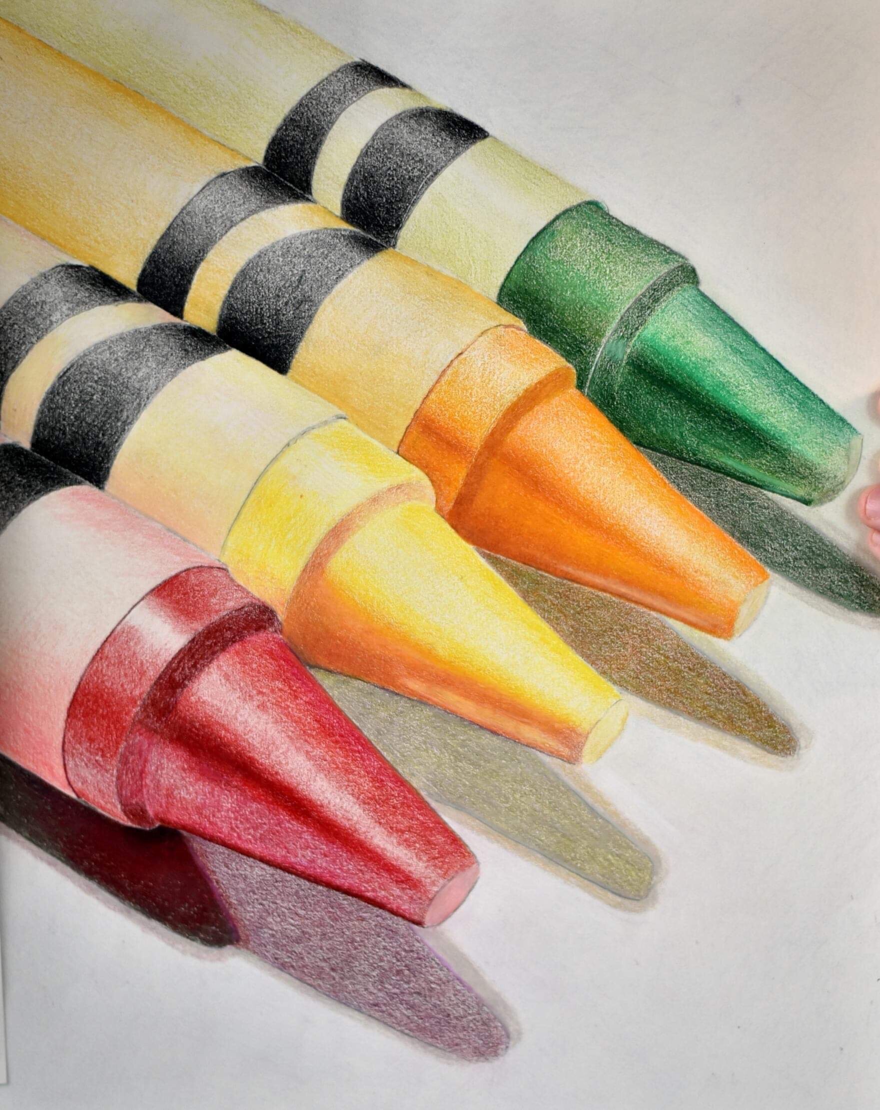 ArtStation - Crayons Drawn w/ Colored Pencils