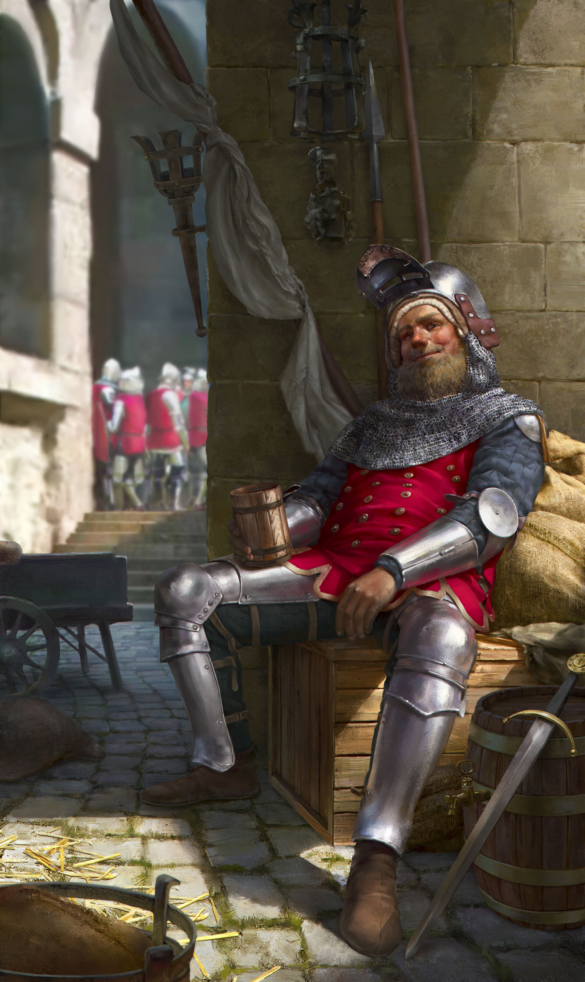 ArtStation - Drunk knight