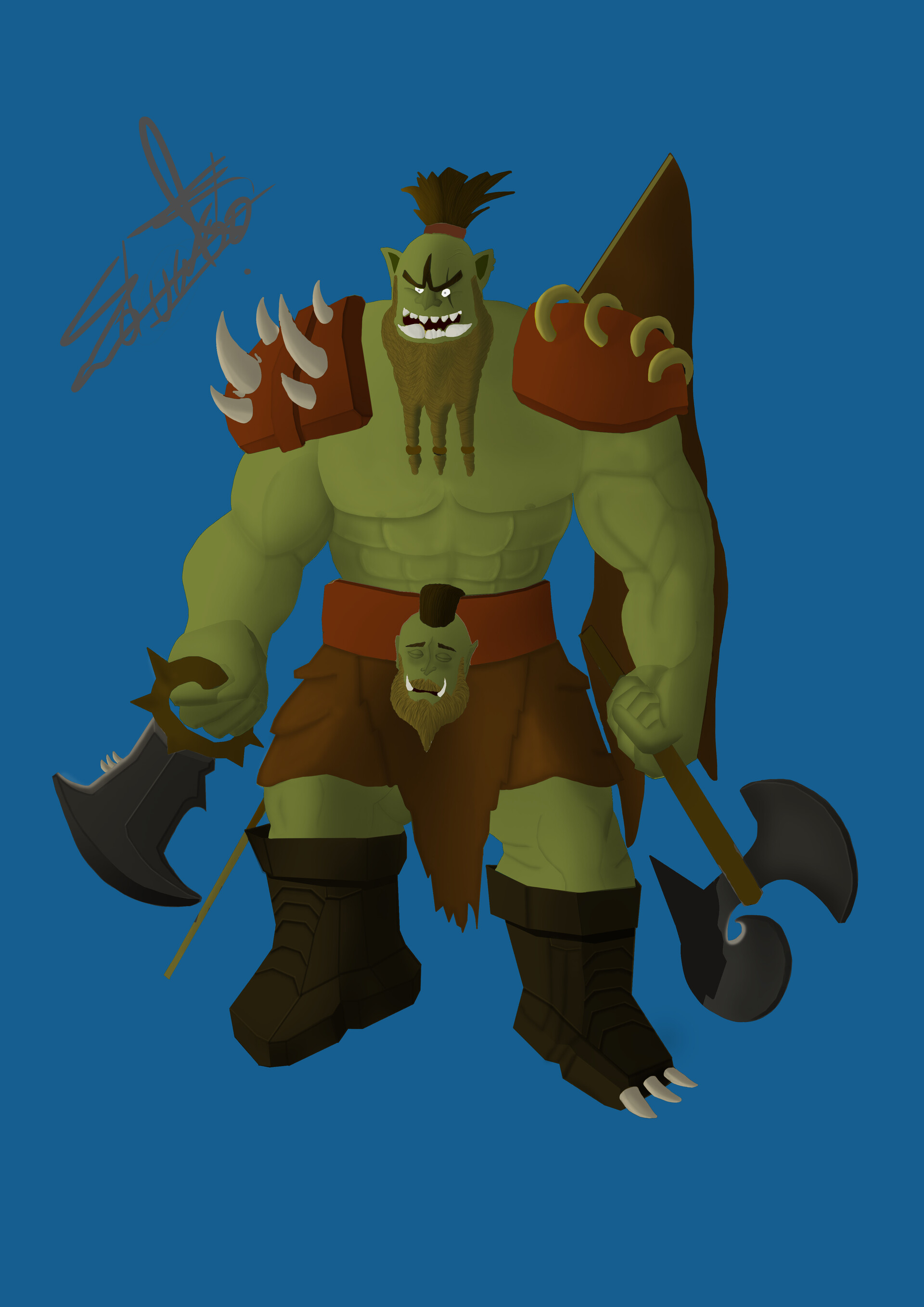 ArtStation - Fantasy Project: Concept Art - Obghat El orco