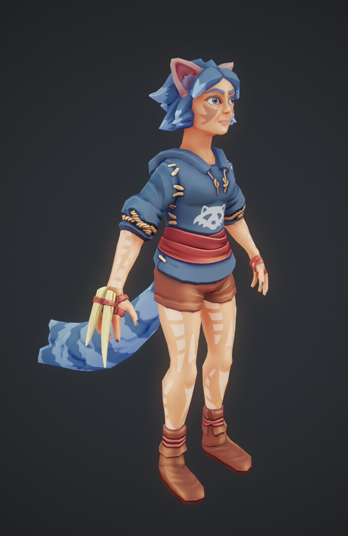 ArtStation - Racoon-girl