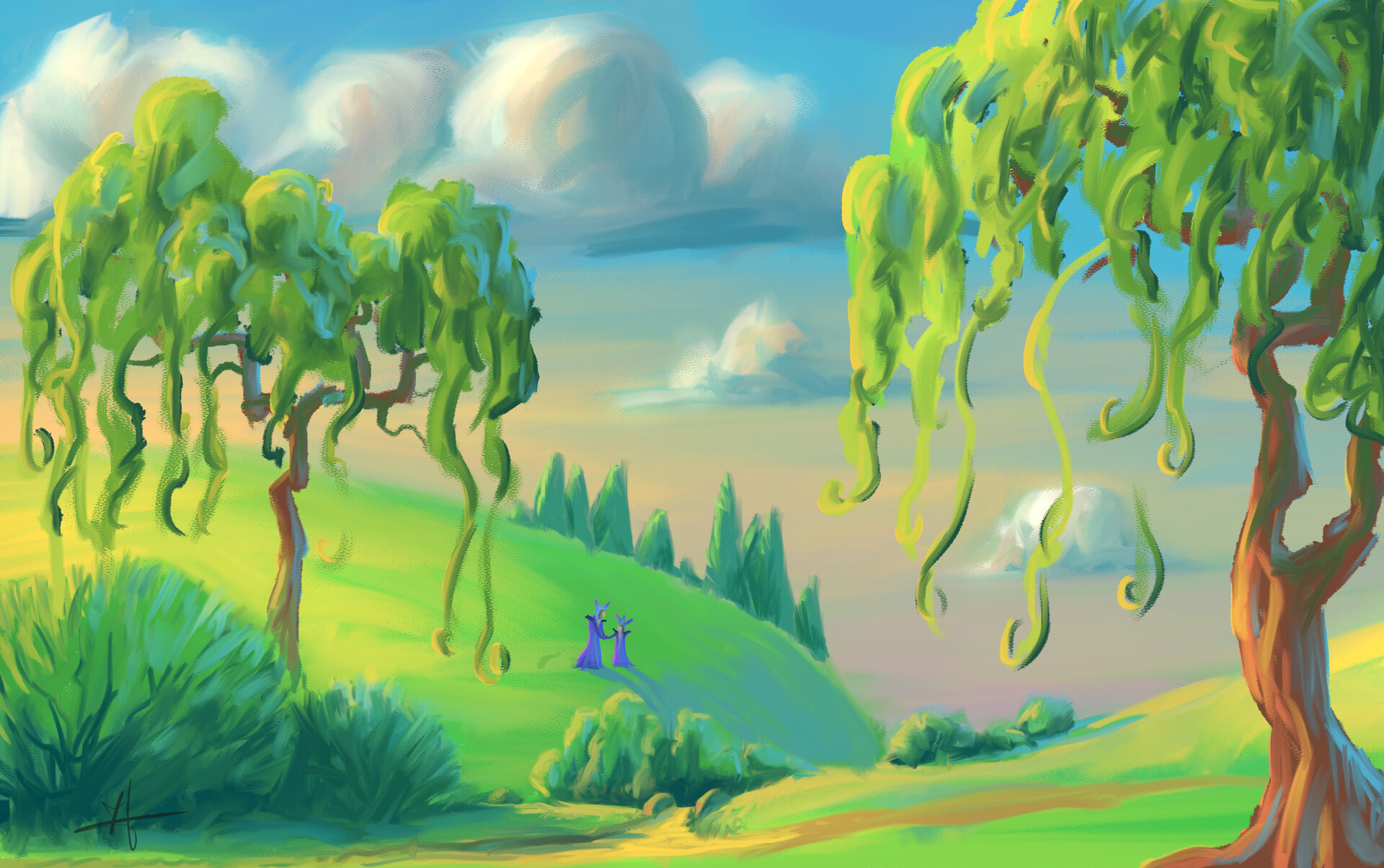 Aimé TRIBOLET - Fantasy Sketch 33