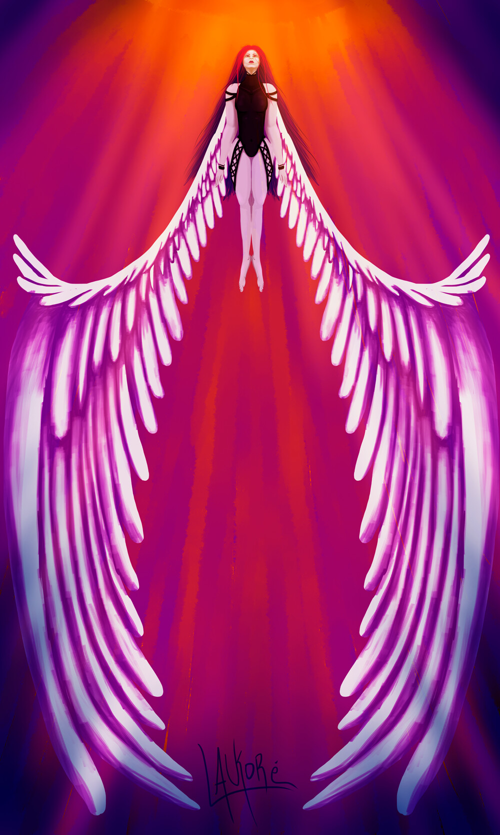 ArtStation - sunset angel