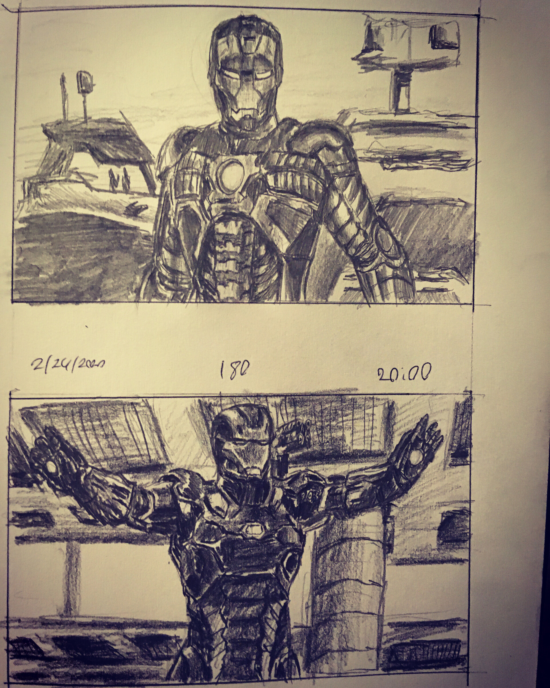 ArtStation - Iron man and war machine sketches