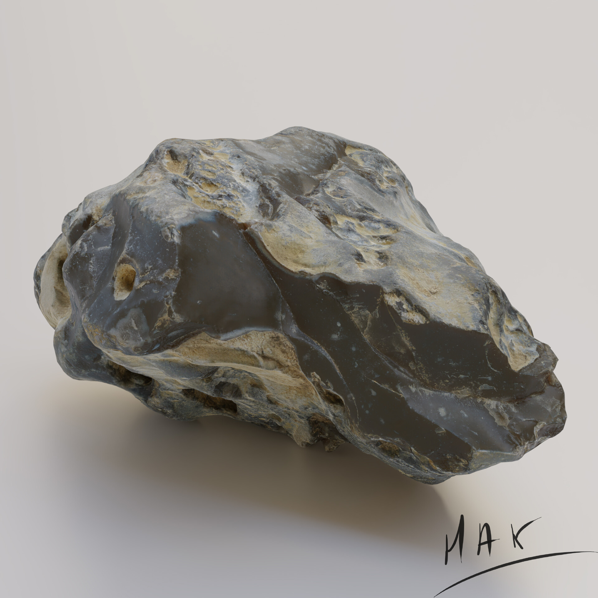 ArtStation - Rough Crystal Stone