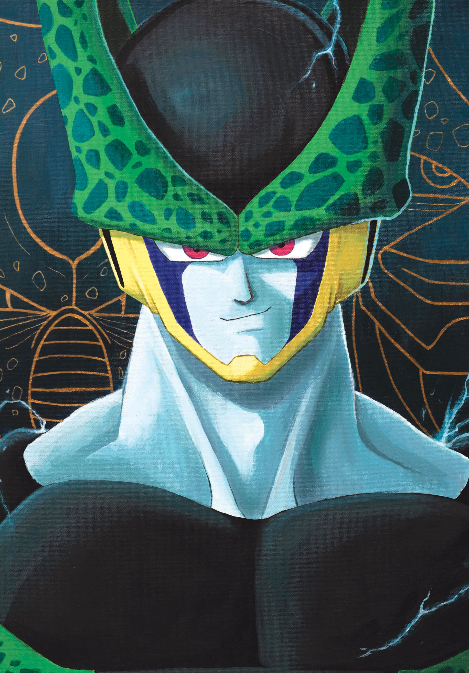 ArtStation - Cell acrylic painting