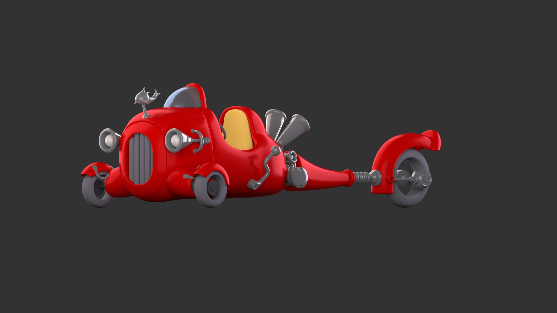 ArtStation - Cat Car Model