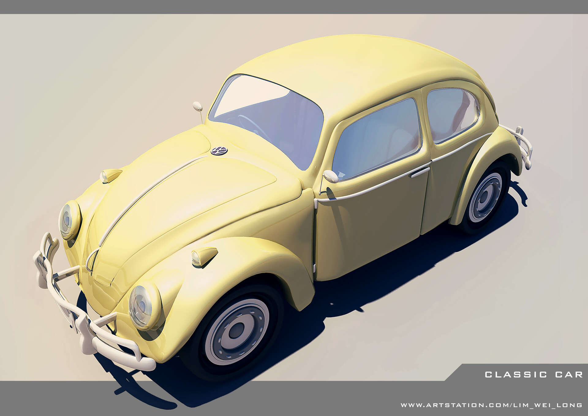 ArtStation - Classic Car Model