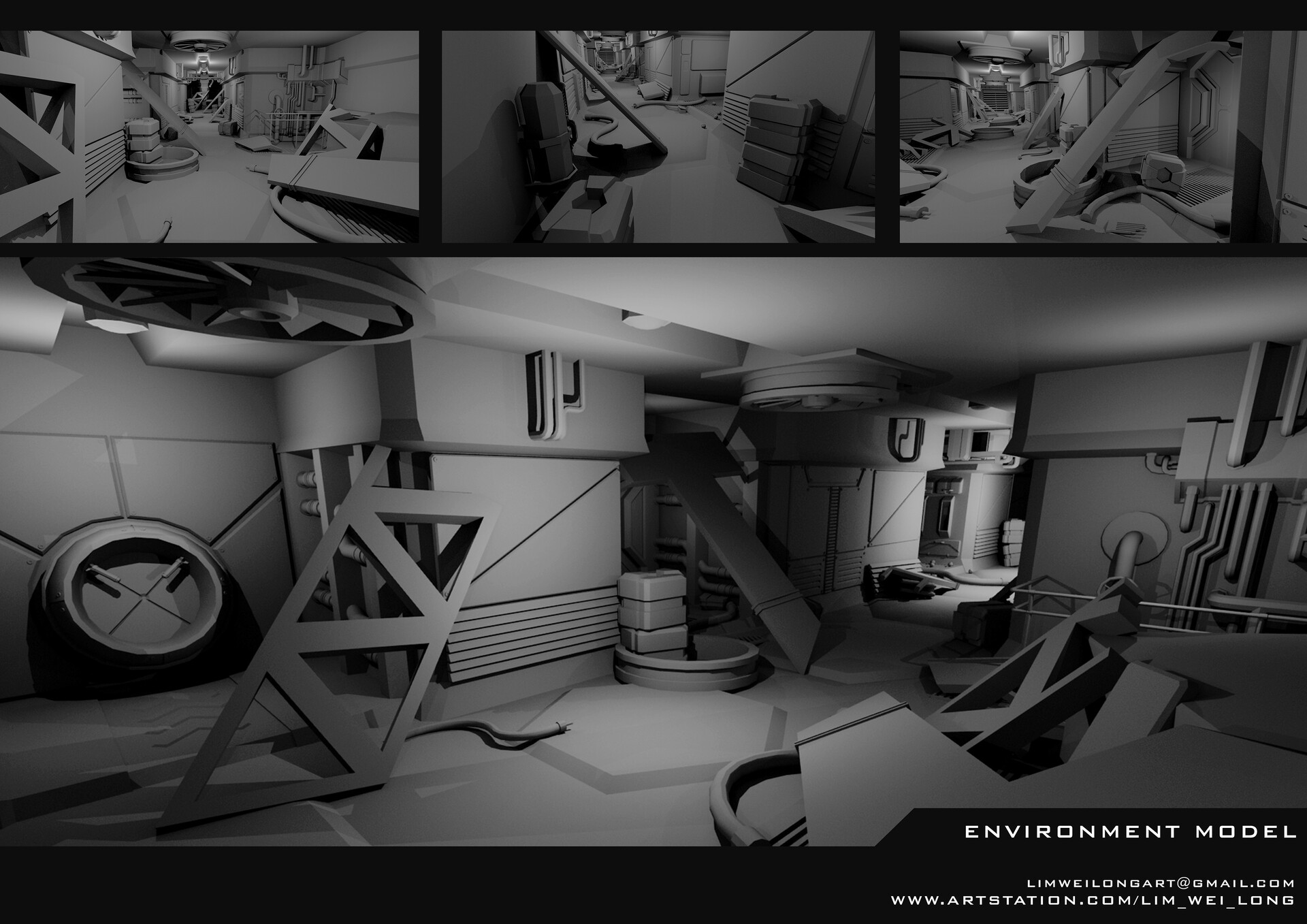 ArtStation - Sci-Fi Game Environment Model