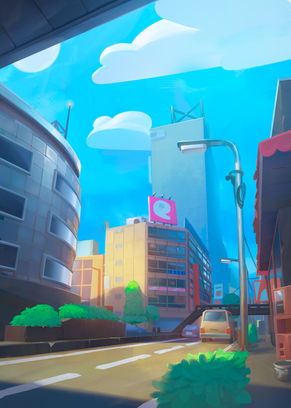 ArtStation - cute city