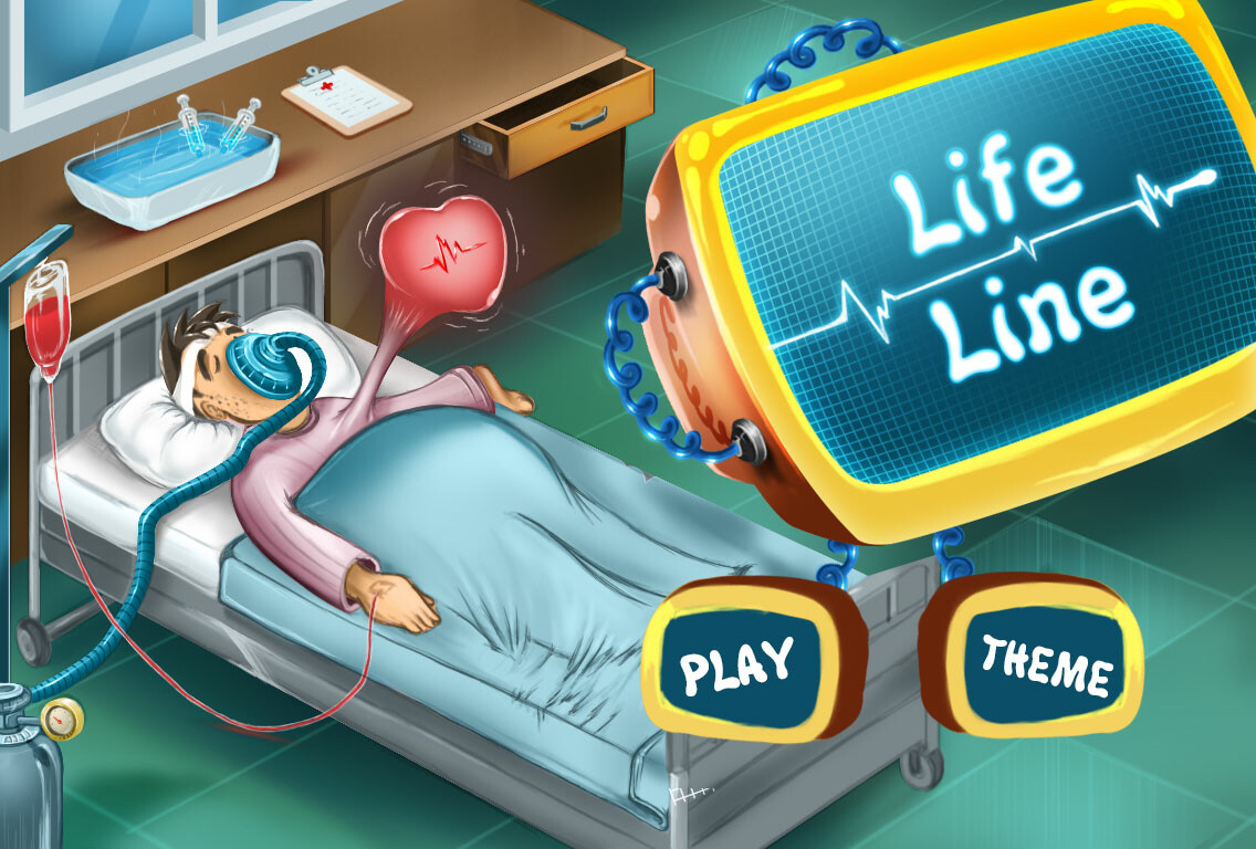 ArtStation - Life Line 2d Game Art works