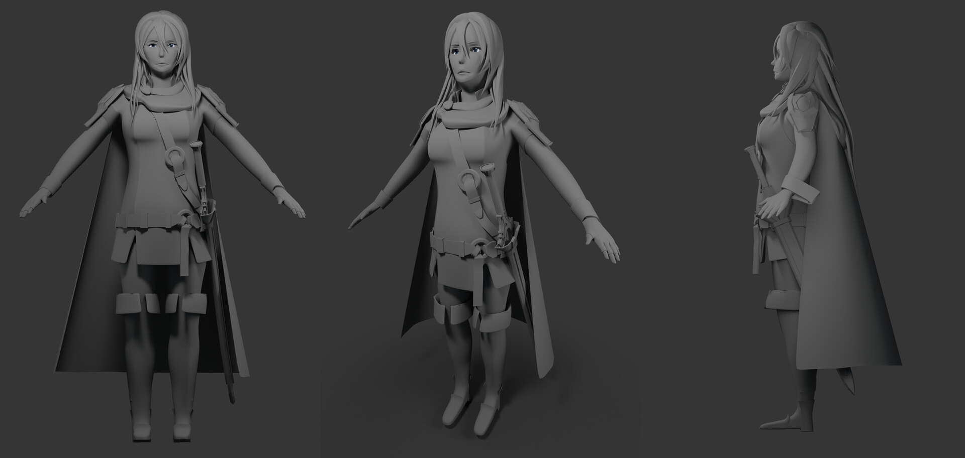 ArtStation - Lucina (Fire Emblem Awakening) 3D Model