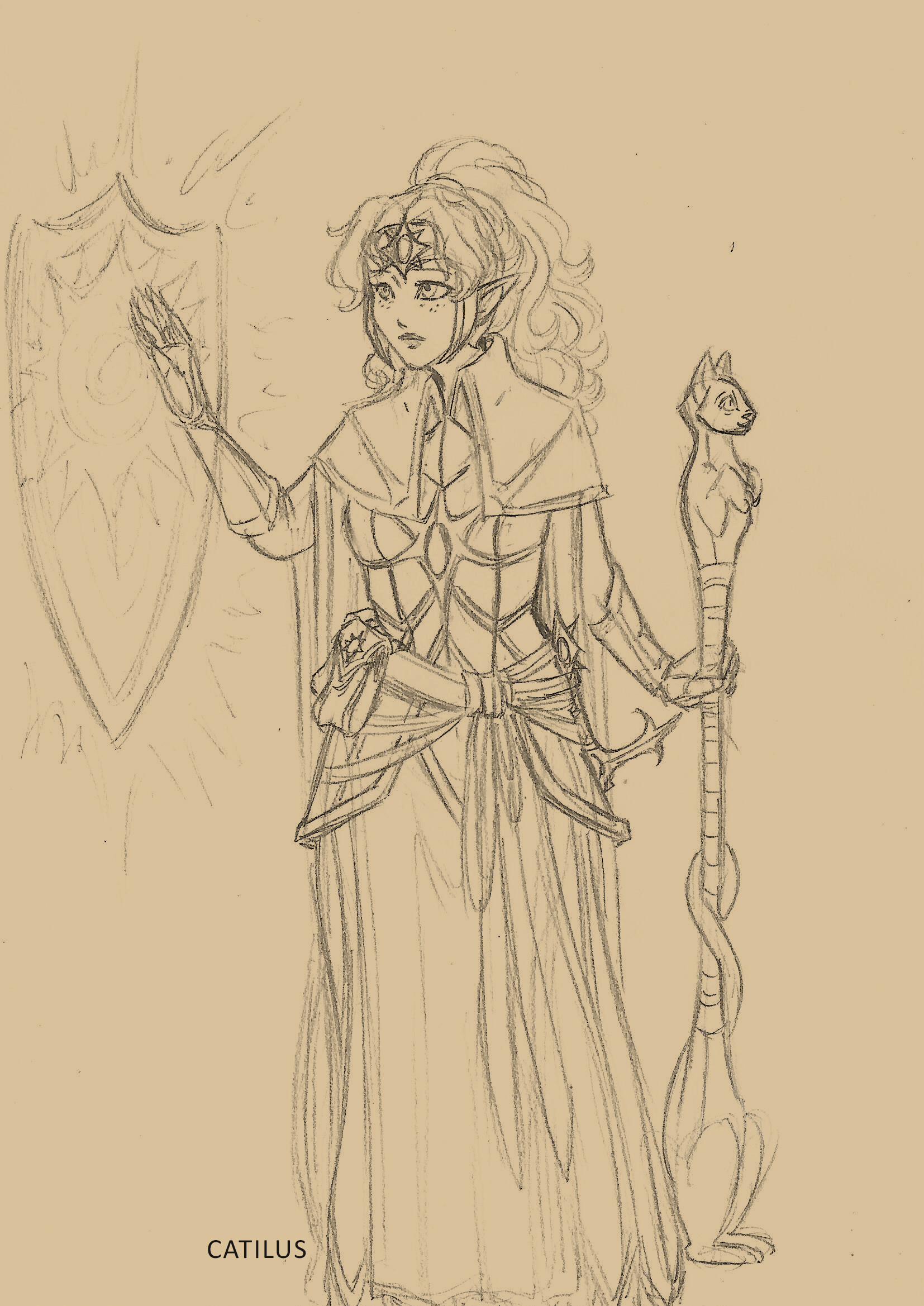 ArtStation - Lucifae Carver, the Rise of a High Priestess