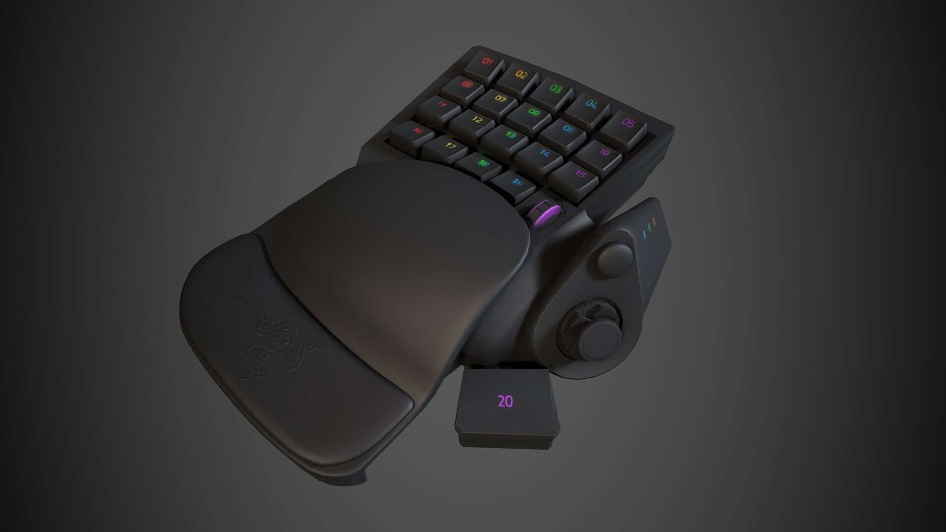 Royce Zhang - Razer tartarus v2 3D model