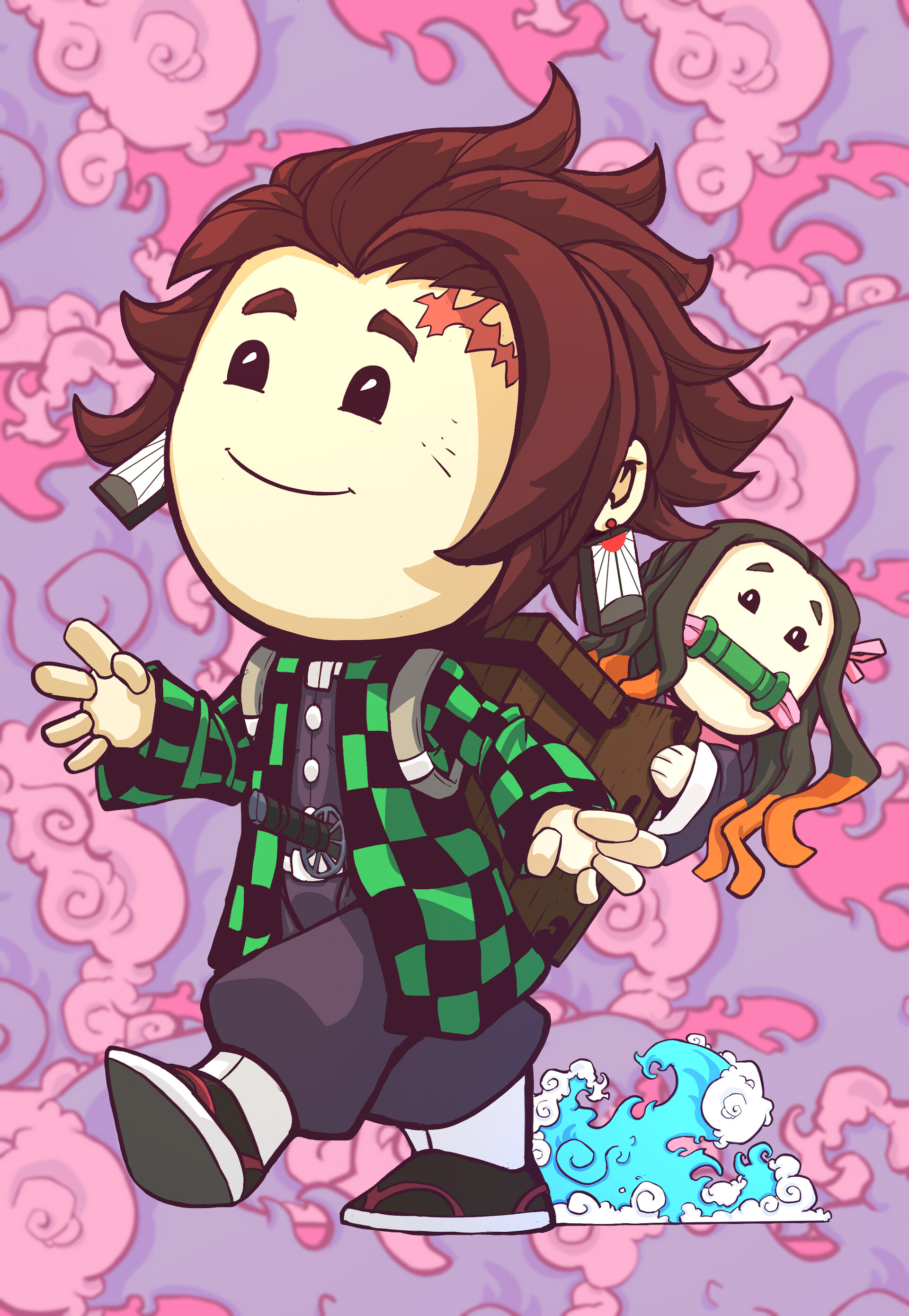 ArtStation - Demon Slayer Chibi