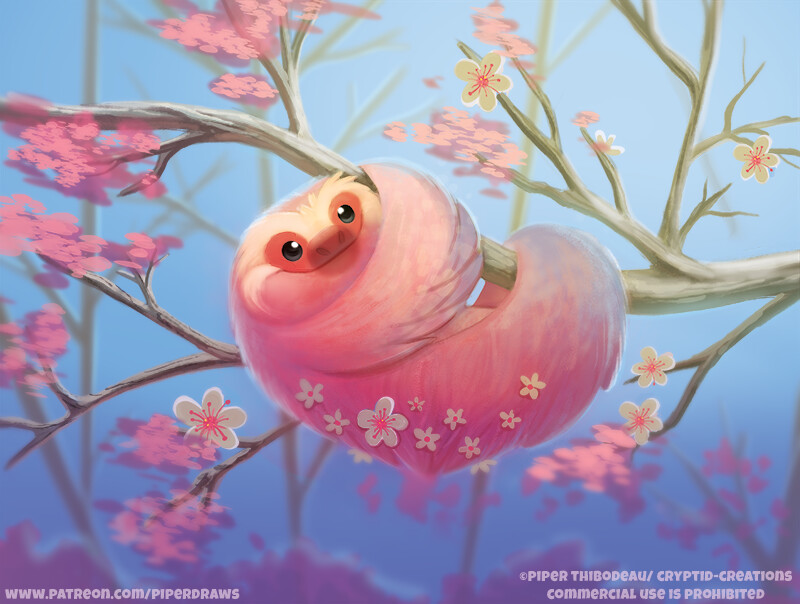 Cherry Slothssum by Piper Thibodeau : r/ImaginaryAww