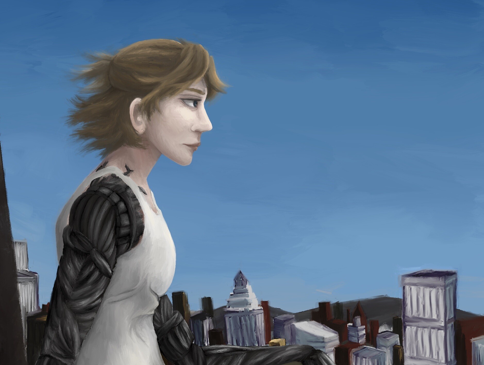 Technomancer-01 - Pensive Cyborg