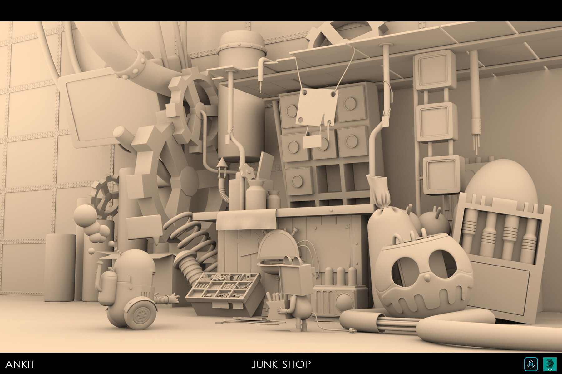 ArtStation - The Junk Shop