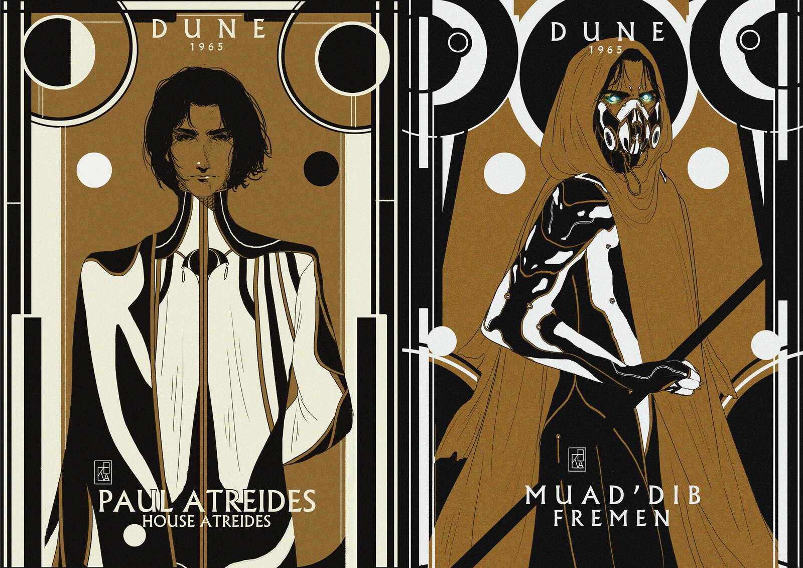Chezka Sunit - Dune Character Illustration Series ; Paul Atreides, Muad ...