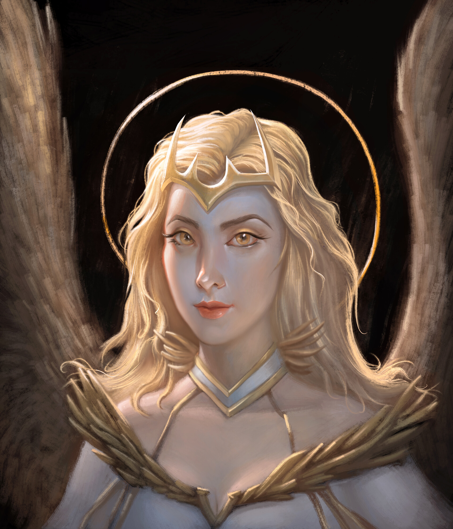 ArtStation - Sara 's Golden Angel