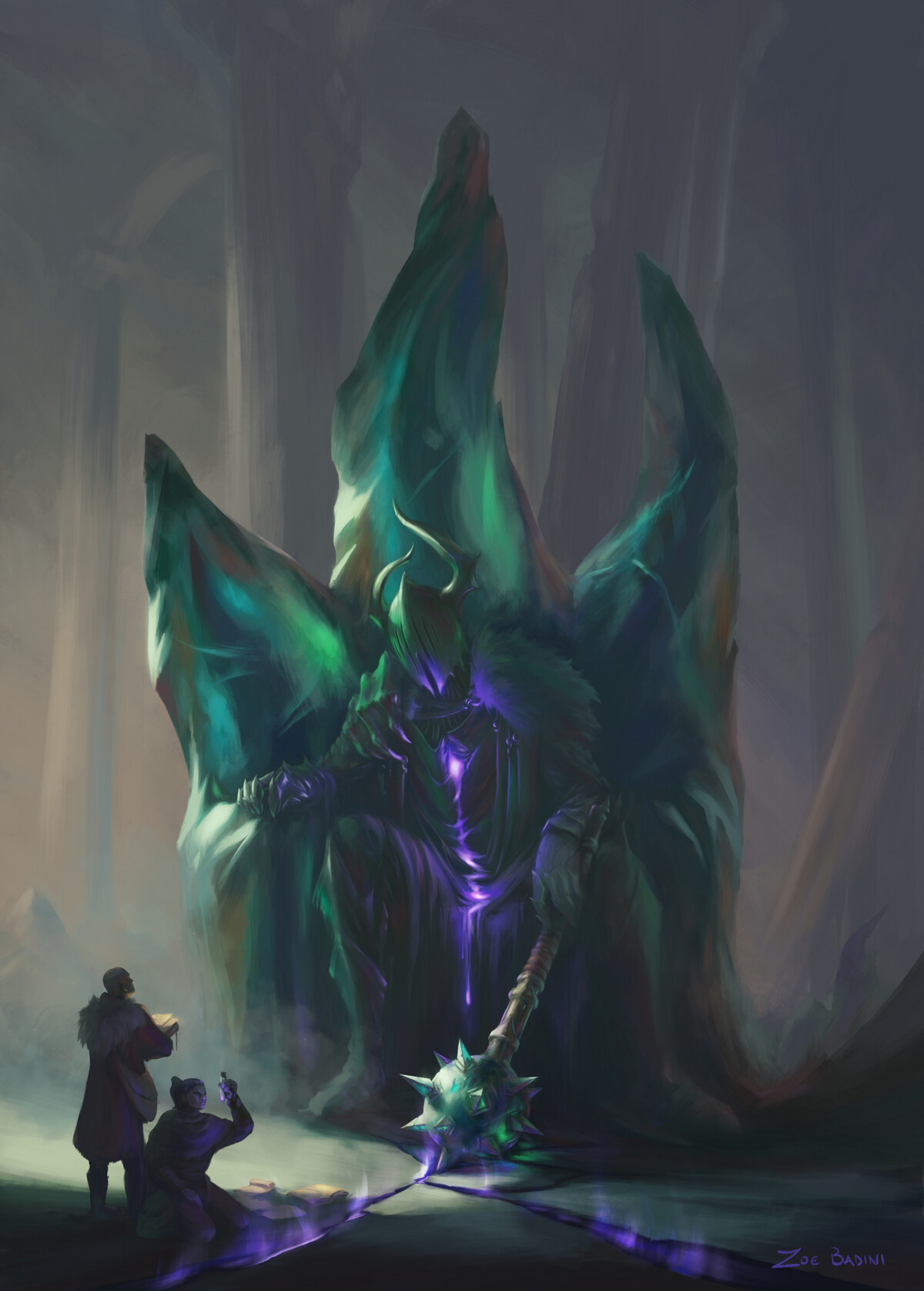 The Slumbering King by Zoe Badini : r/ImaginaryGiants