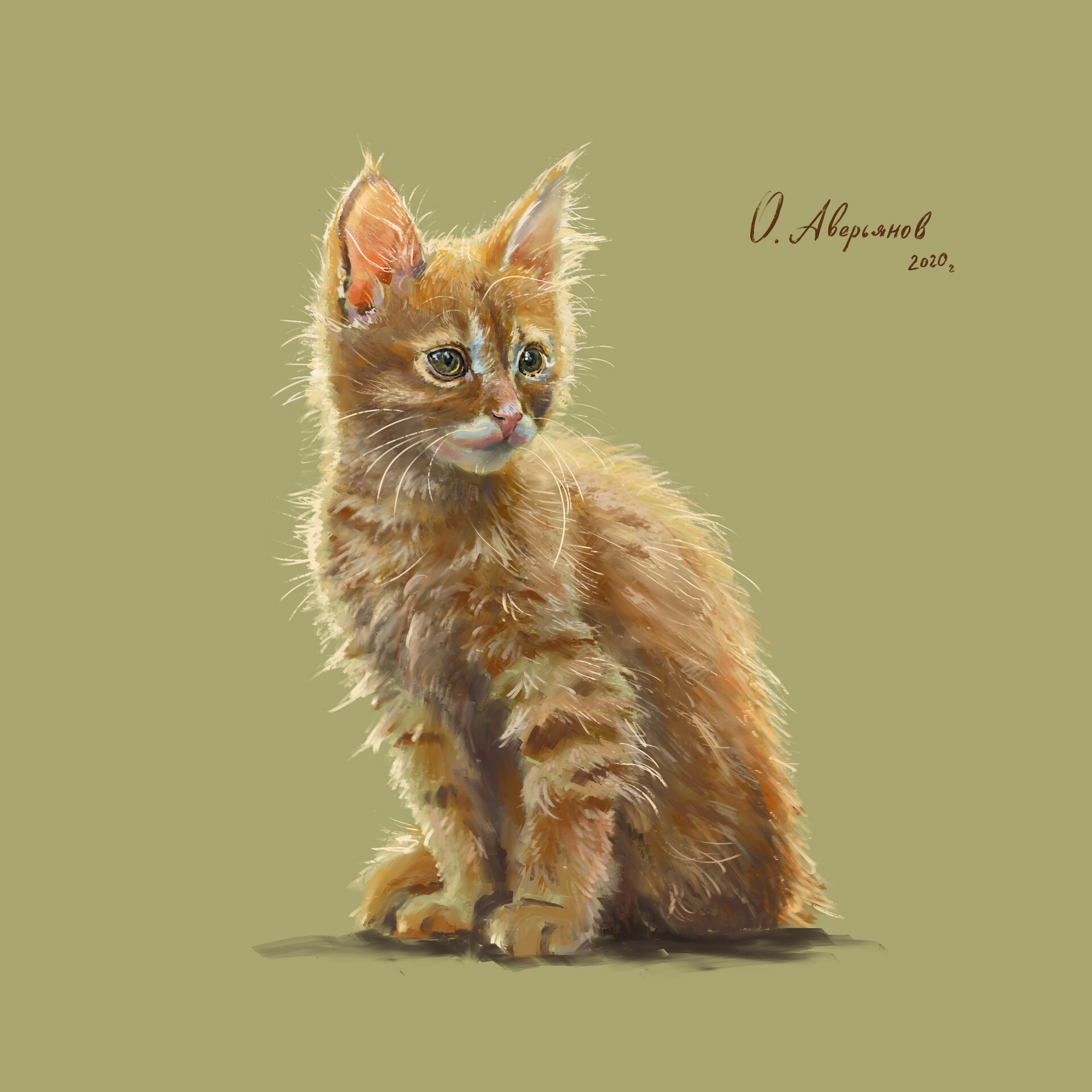 ArtStation - Red Cat