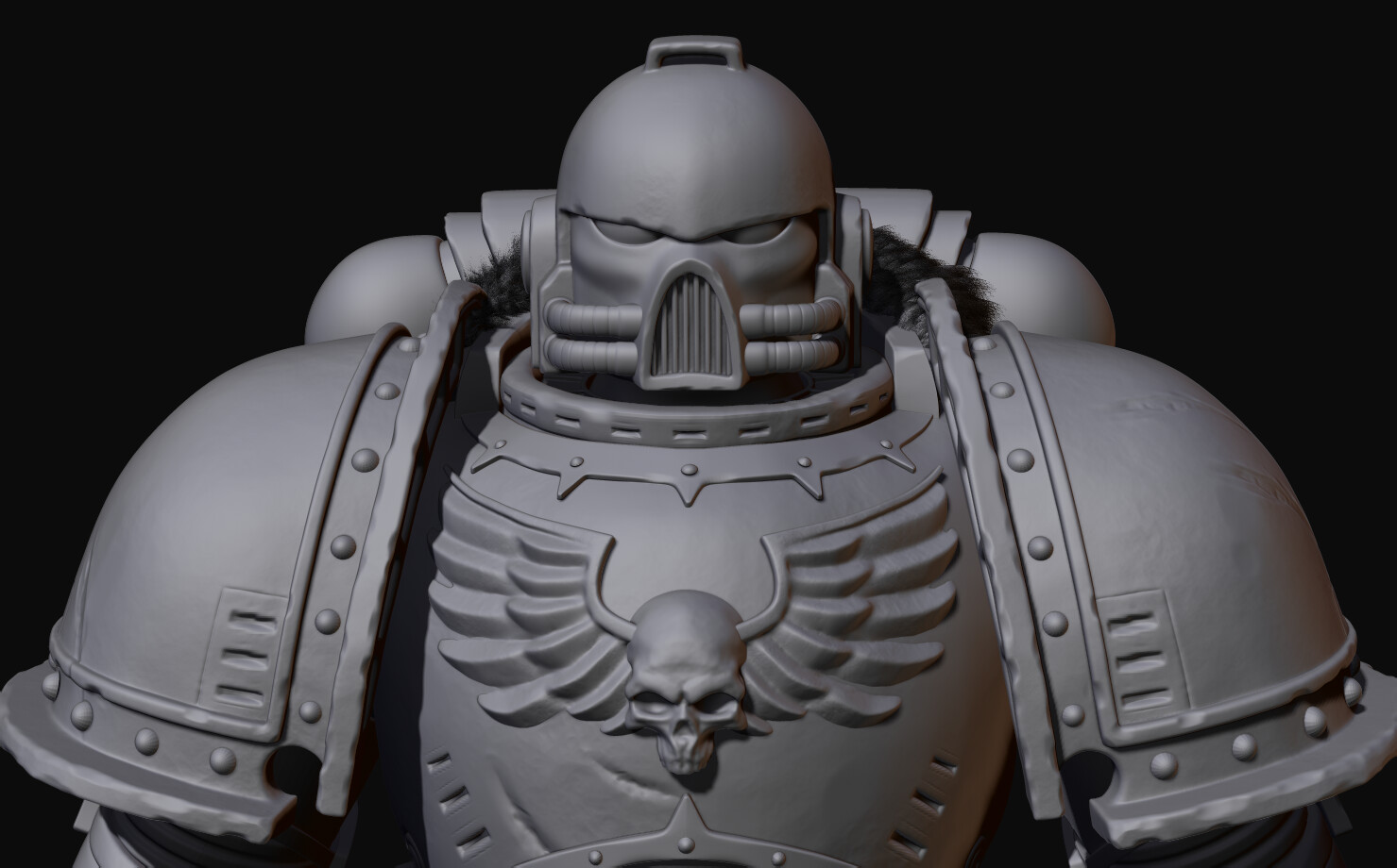 ArtStation - Warhammer 40K Space Marine [WIP 2]