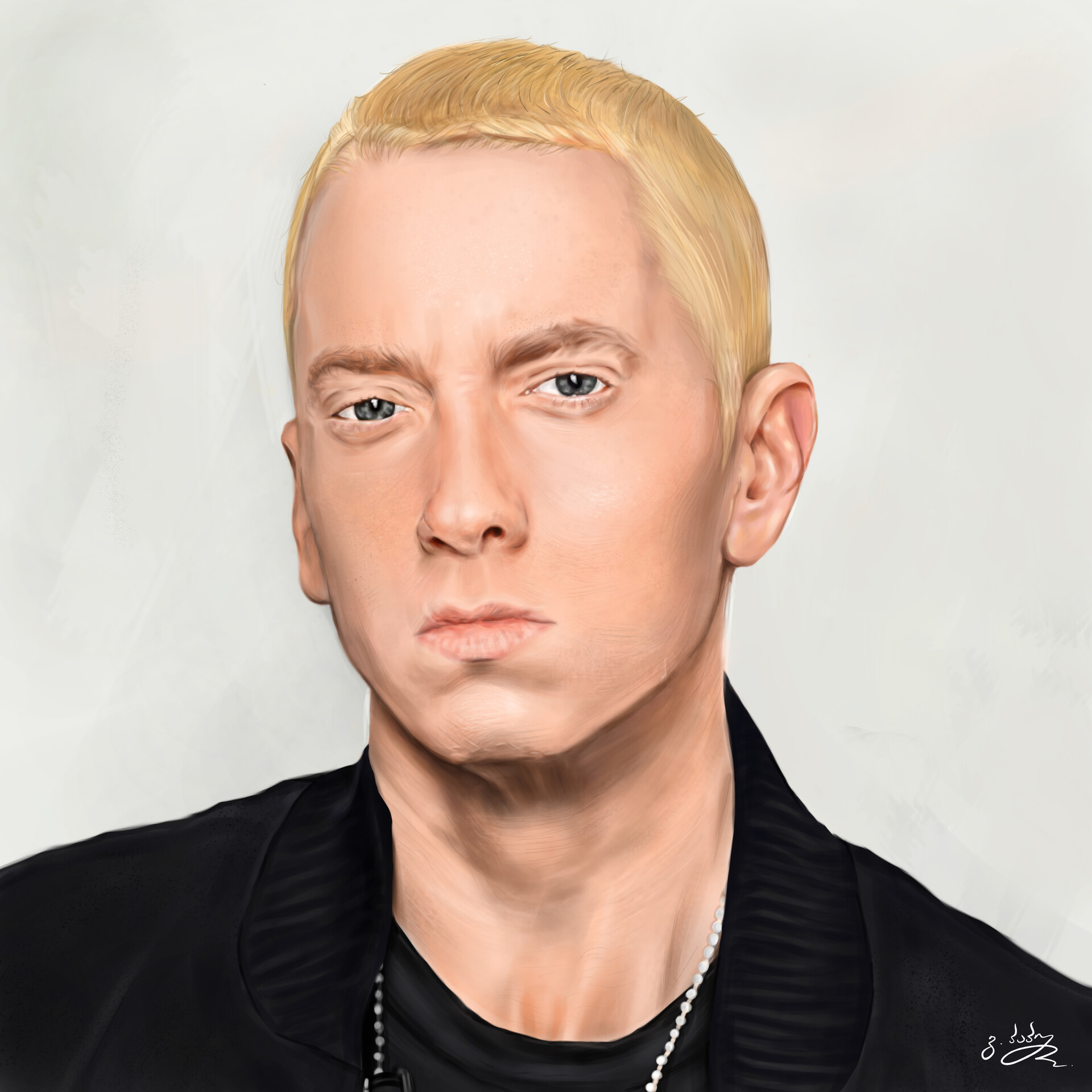 ArtStation - Eminem - digital painting